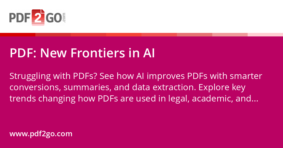 PDF: New Frontiers in AI
