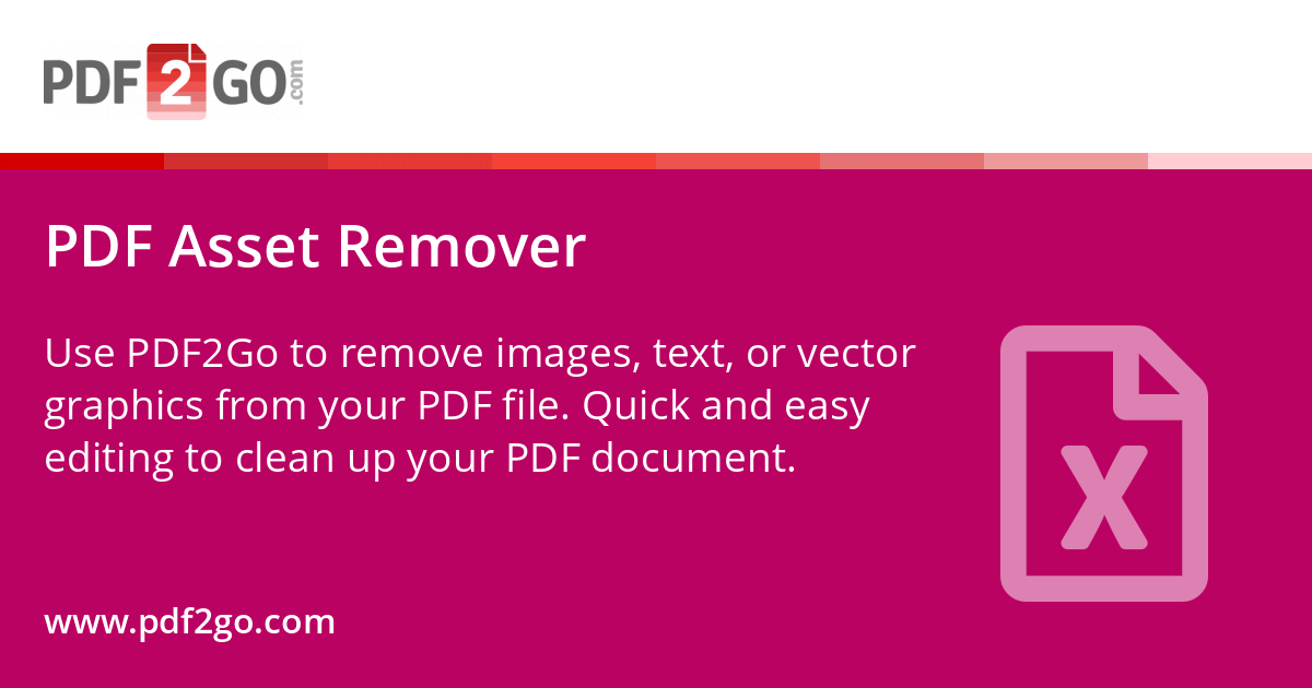 PDF Asset Remover