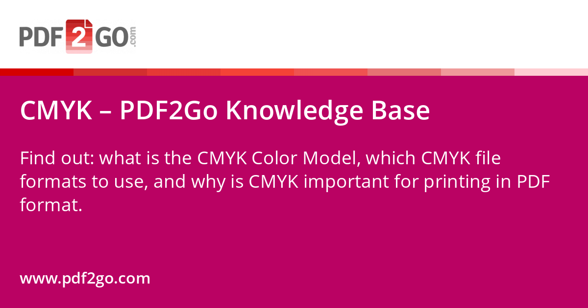 CMYK – PDF2Go Knowledge Base
