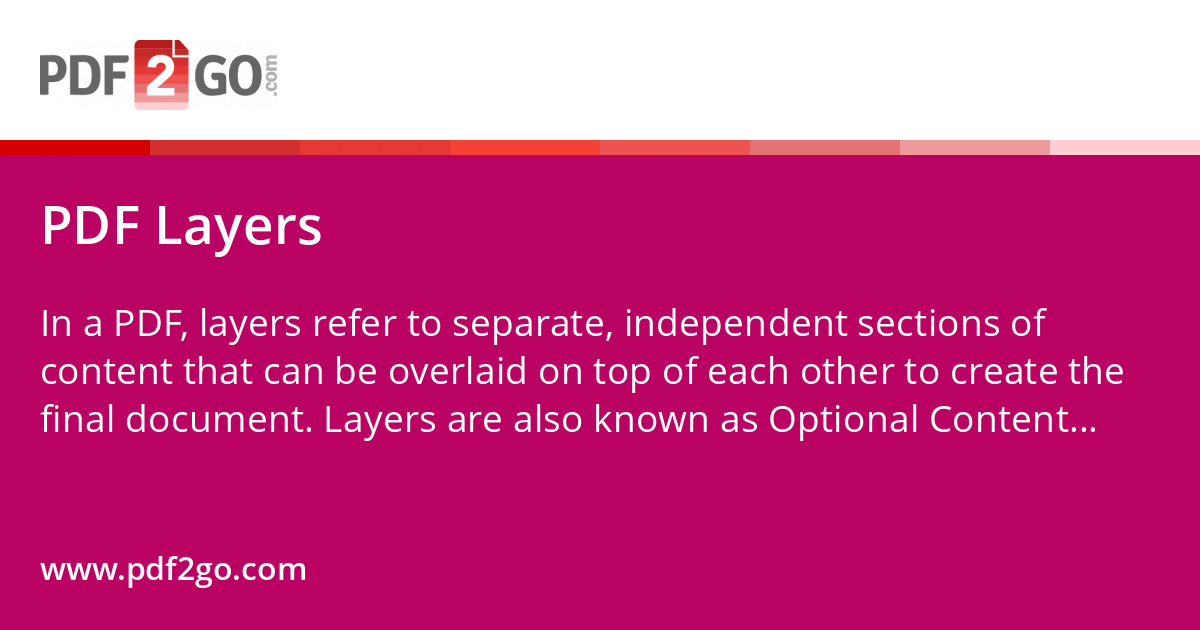 PDF Layers