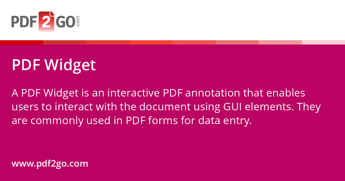 PDF Widget