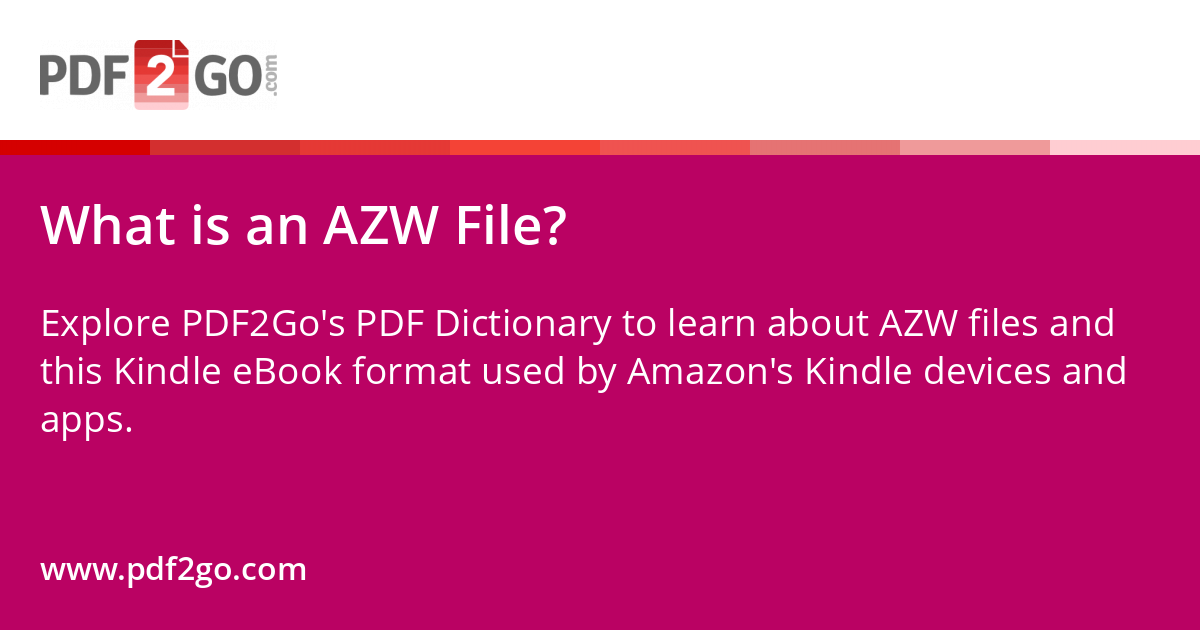 What is an AZW File?