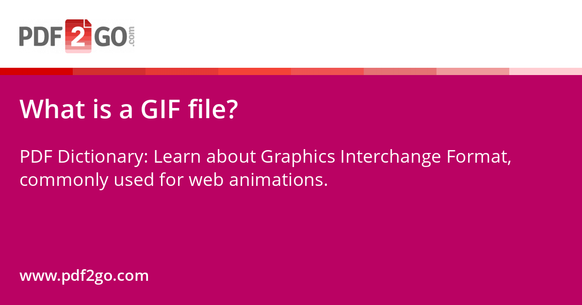What is a GIF file?
