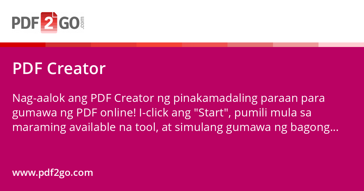 PDF Creator