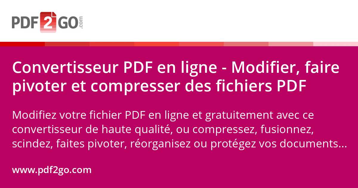 Modifier PDF - Modifiez des fichiers PDF en ligne