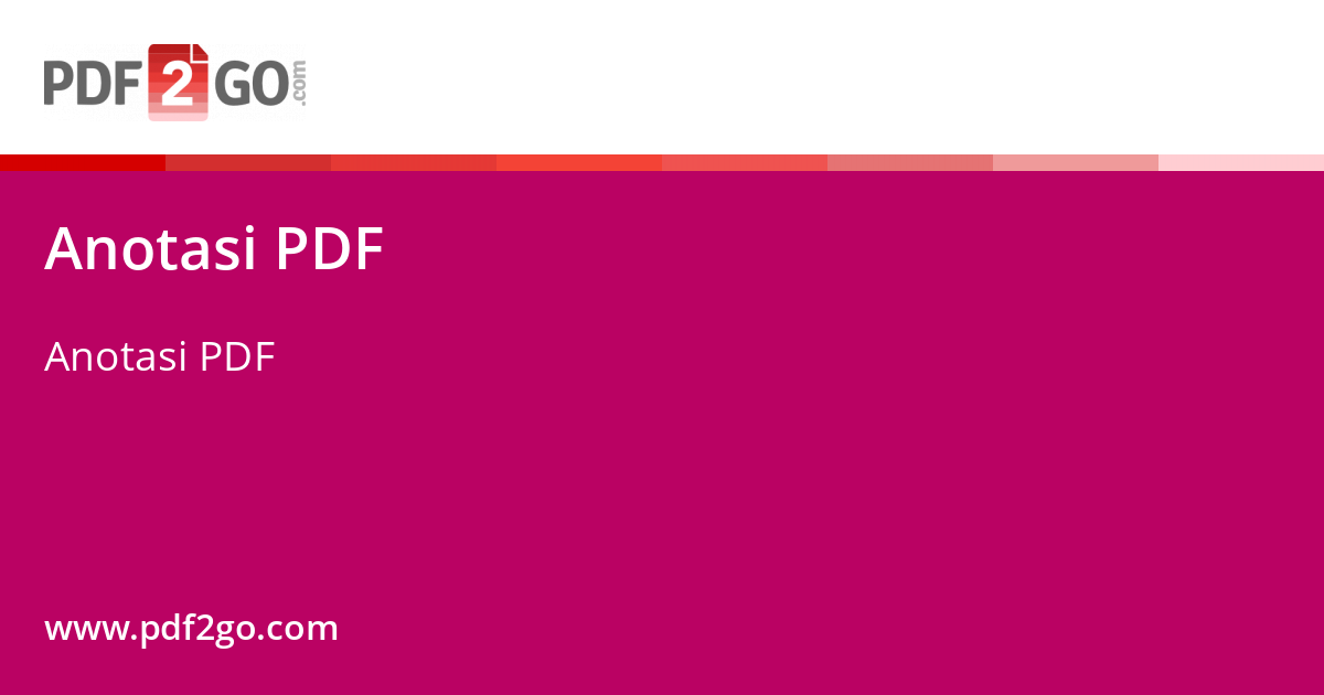 Anotasi PDF