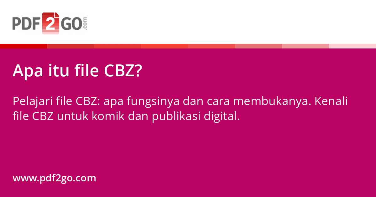 Apa itu file CBZ?