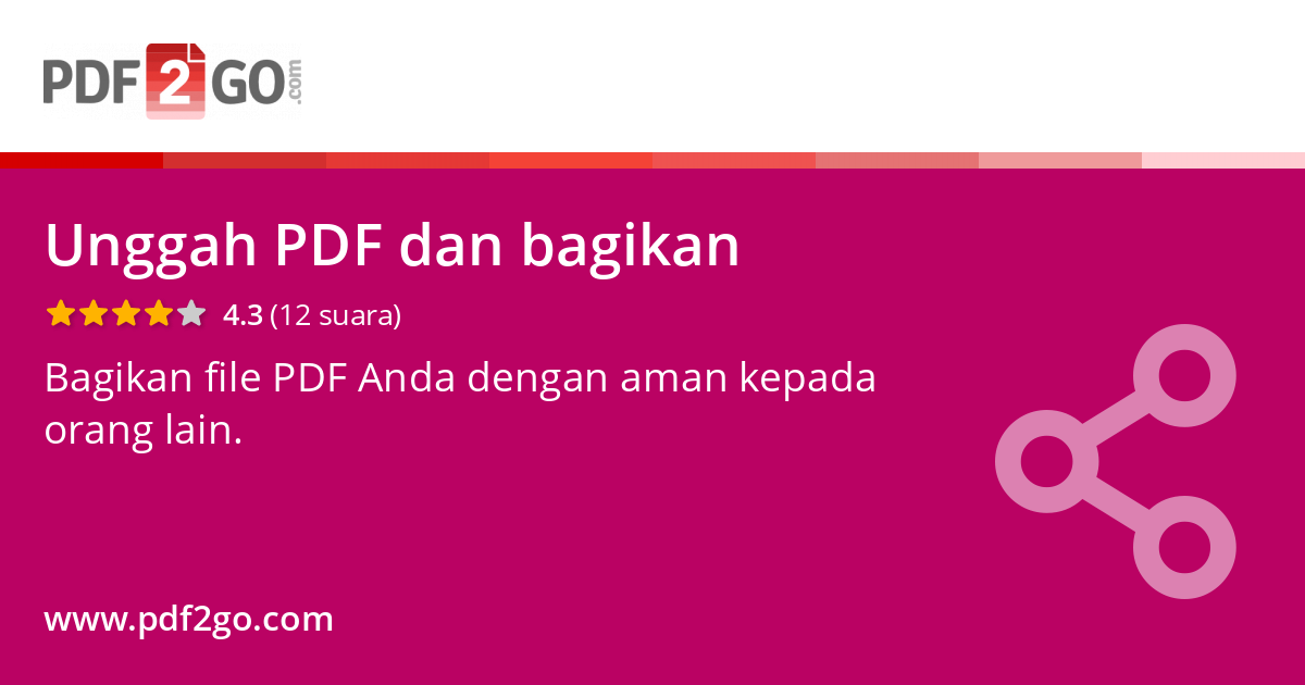 Unggah PDF dan bagikan